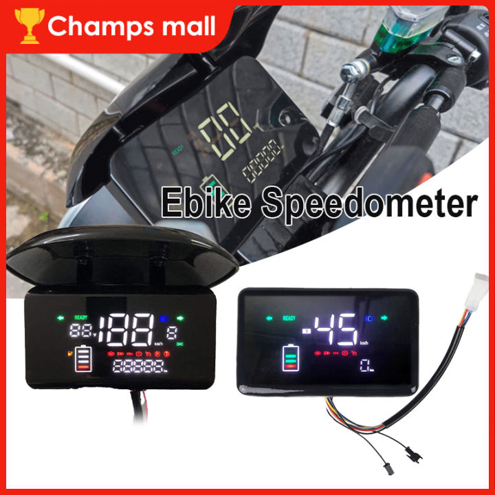 Universal LCD Digital Speedometer Display Panel With Windshield For ...