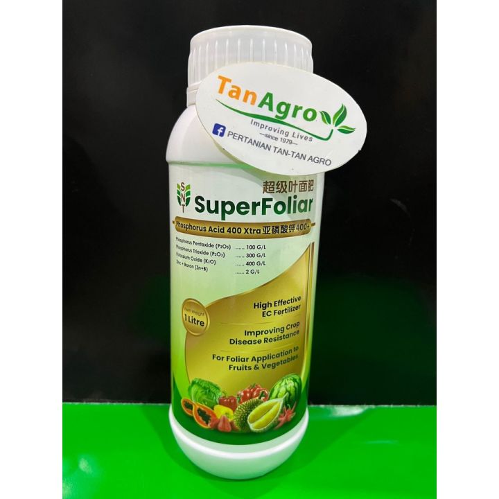 SNT Super Foliar Phosphorus Acid 400 Xtra 1L / 5L | Lazada