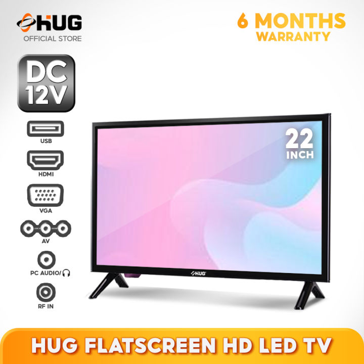 HUG 22" 24" 26" Brand New High Definition LED TV Wall Mountable Flat ...