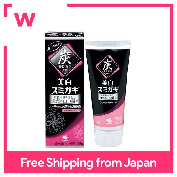 Sumigaki Whitening toothpaste, charcoal grains (charcoal and silica ...