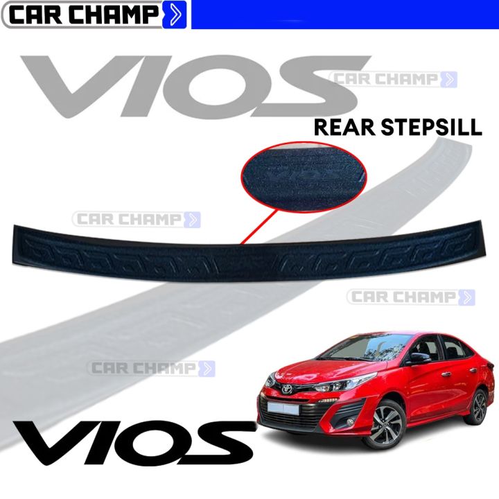 ALL NEW Toyota Vios 2019 to 2025 OEM Rear Stepsill Black Chrome / All ...