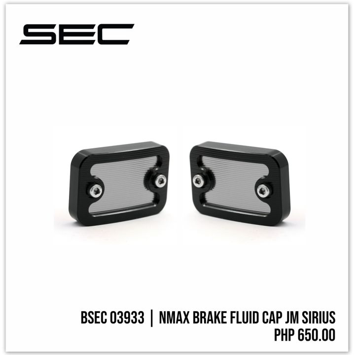 ORIGINAL SEC NMAX V1 & NMAX V2 /V2.1 BRAKE FLUID CAP COVER w/ SEC LOGO ...