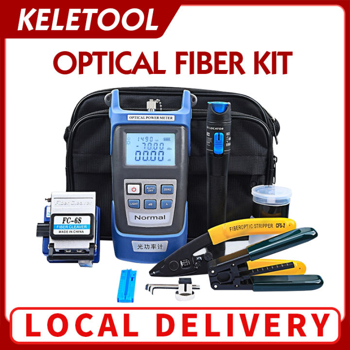 optic ftth tool kit Alat FTTH Serat Optik dengan FC-6S Fiber Cleaver ...