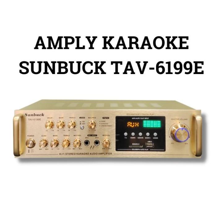Amply, âm ly, amly karaoke bluetooth công suất lớn SUNBUCK 6199E hàng ...