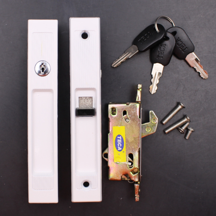 4420 ALUMINIUM DOOR LOCK SLIDING DOOR FLUSH LOCK WITH KEY DIY HOME ...