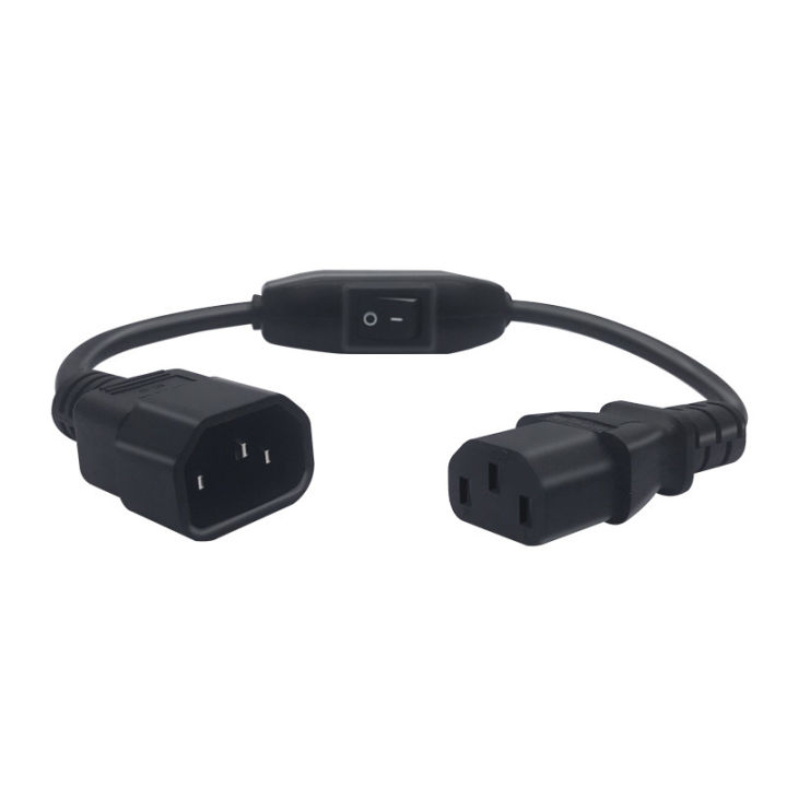 Copper IEC320 Stagger arrangement C13C14 Extension cord 10A Independent ...