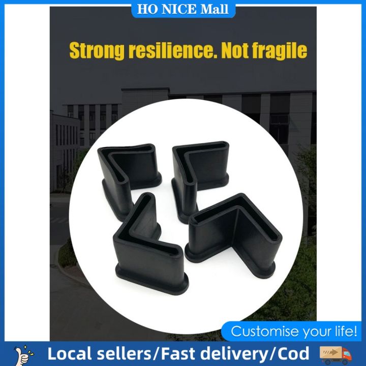 1x1 inch (25MM) ANGULAR HEAVY DUTY Tubular Rubber Footings /Stopper for ...