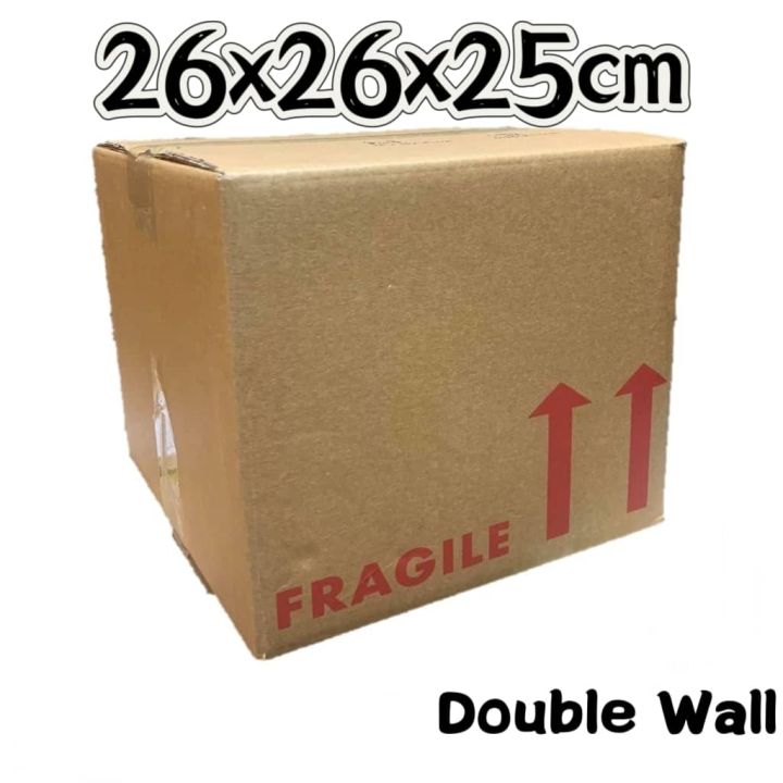 Carton Box 26 x 26 x 25 cm Packaging Box Packing Box Paper Boxes Kotak ...