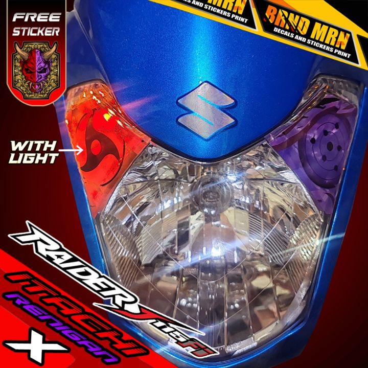 SUZUKI RAIDER J 115 FI SHARINGAN EYE STICKER TINT | Lazada PH