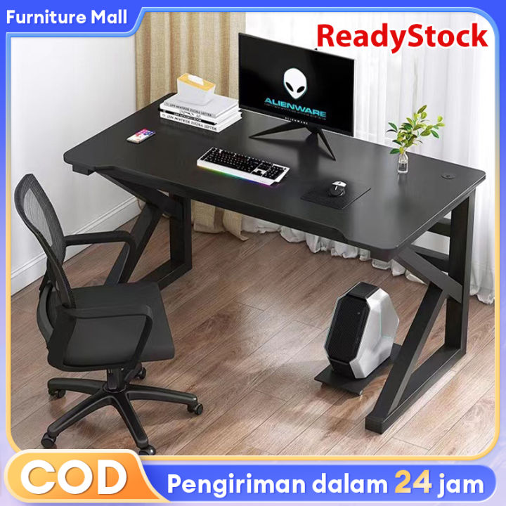 Meja Gaming/Meja Komputer/Meja Belajar/Meja PC/140cm Meja Laptop ...