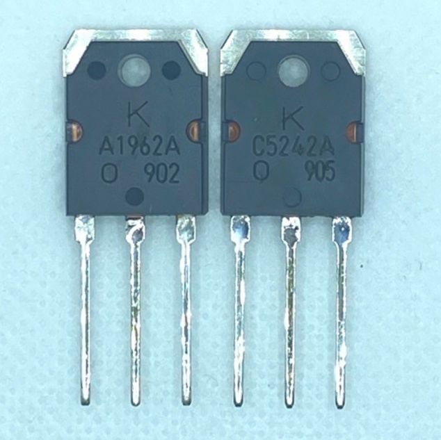 Transitor ทรานซิเตอร์ เบอร์ A1962 -C5242 ยี่ห้อ K.E.C. จำนวน 1คู่ ...