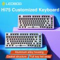 AULA LEOBOG Hi75 Aluminum BareBone Keyboard Kit 75% RGB Light Hot ...