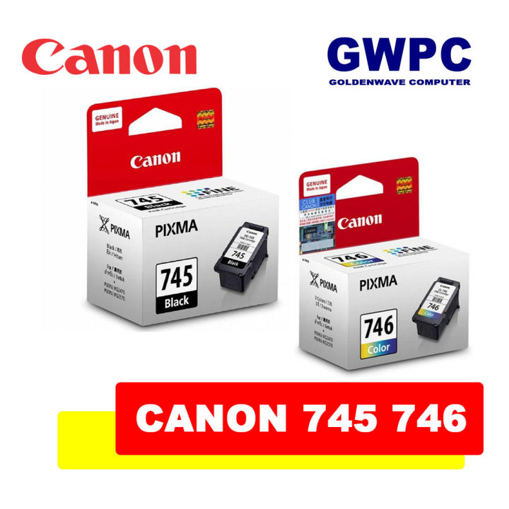 Canon PG-745 CL-746 Genuine Ink Cartridge 745 746 PG 745 CL 746 | Lazada PH