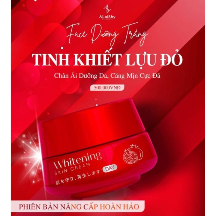 Kem Face Dưỡng Trắng Tinh Khiết Lựu Đỏ Alaishy ban ngày 50g [ Mẫu Mới ...
