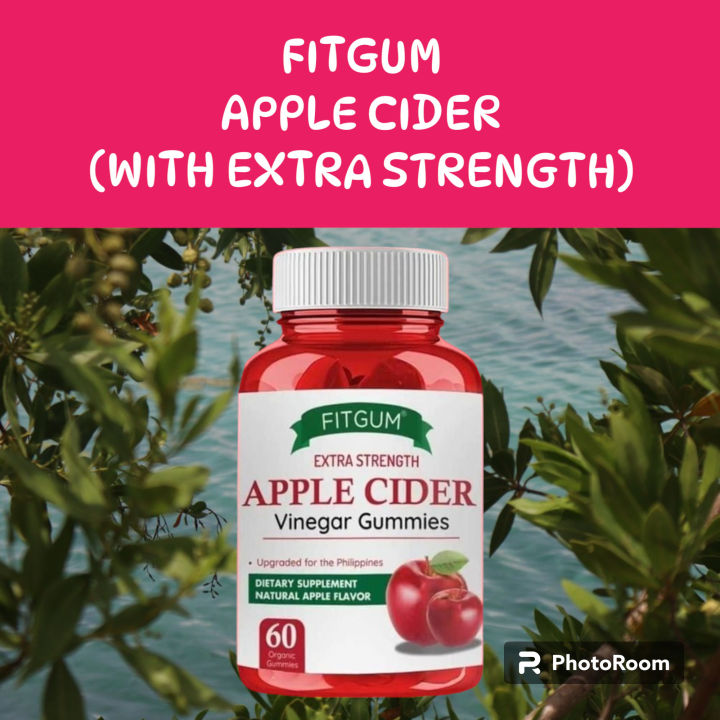 FITGUM APPLE CIDER VINEGAR GUMMIES (STRENGTH) | Lazada PH