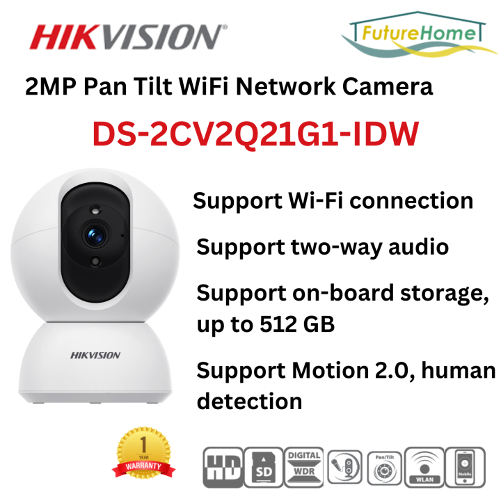 [SG LOCAL] HIKVISION DS-2CV2Q21G1-IDW (W) /DS-2CV2Q21FD-IW 2 MP Indoor ...