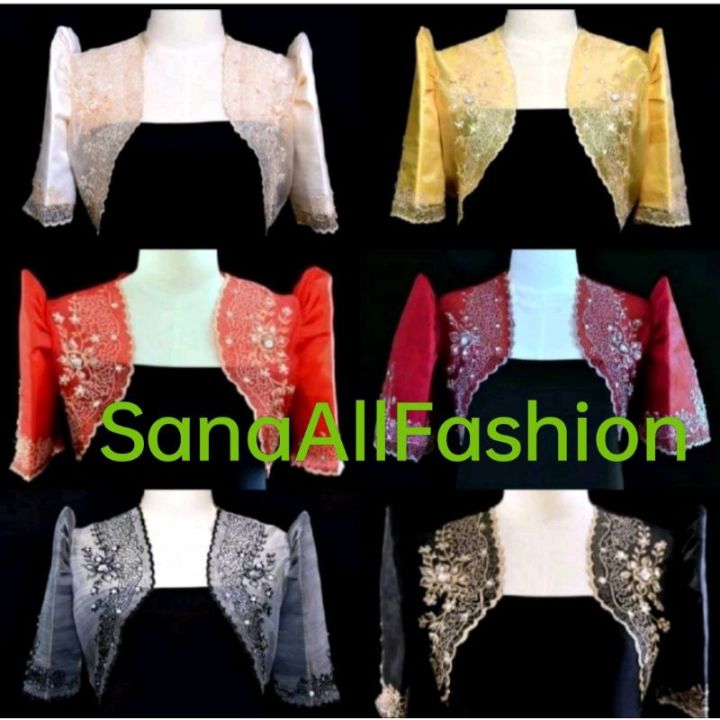 ∆ Filipiniana bolero embroidery designs | Lazada PH