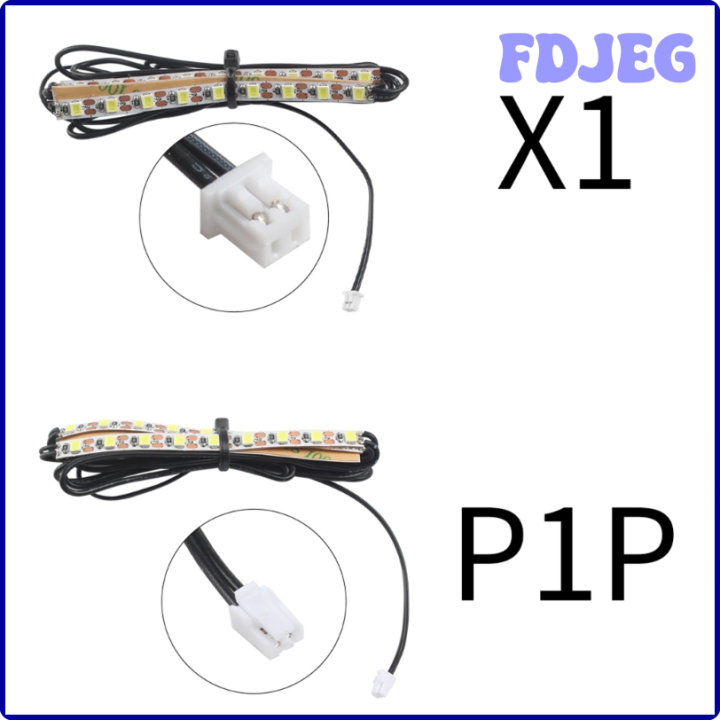 RJTDK 3D Printer Lights Bar for Bambu Lab X1/P1P 3D Printer LED Lights ...