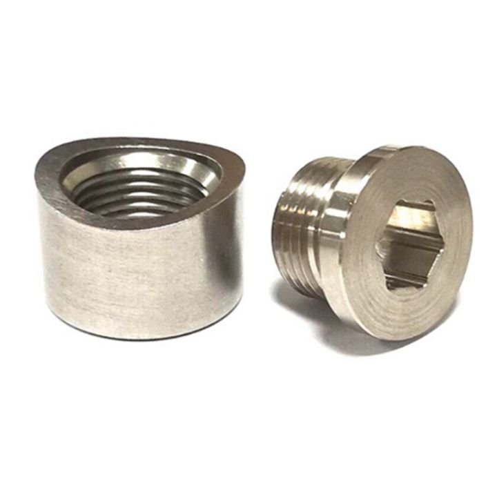 1 Set Oxygen Sensor Oxygen Sensor Kit Bung with Gasket Stainless Steels ...