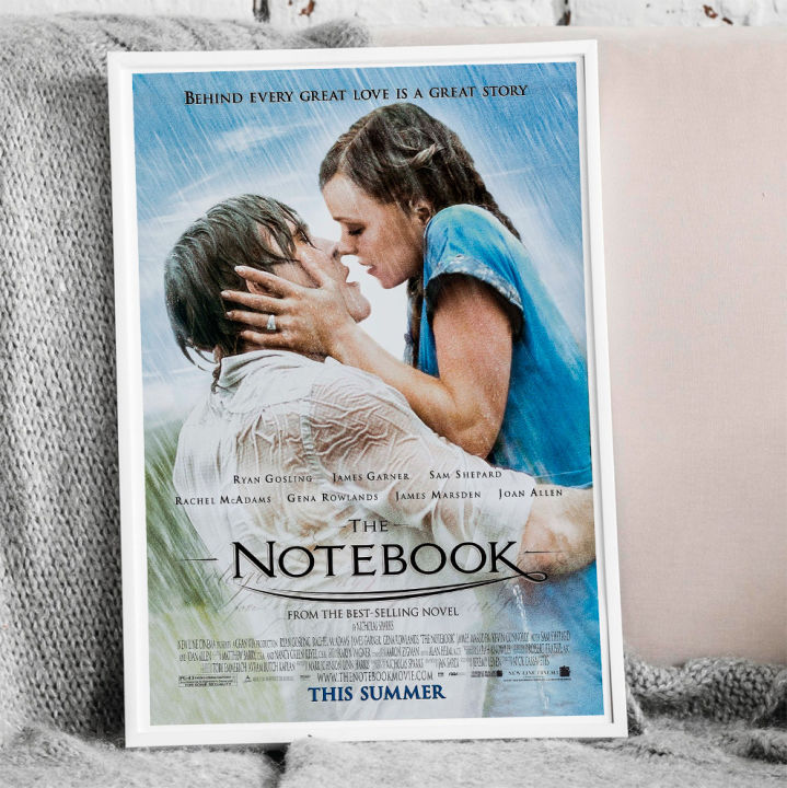 The Notebook Poster 2004 : Ryan Gosling, Rachel McAdams โปสเตอร์ รักเธอ ...