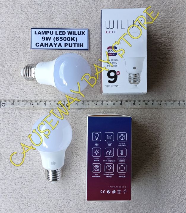 LAMPU LED 9W WILUX 6500K PUTIH | Lazada Indonesia
