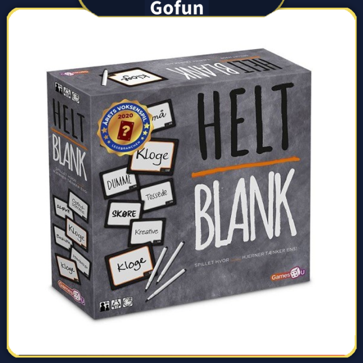 BLANK SLATE The Game Where Great Minds Think Alike Board Game บอร์ดเกม ...