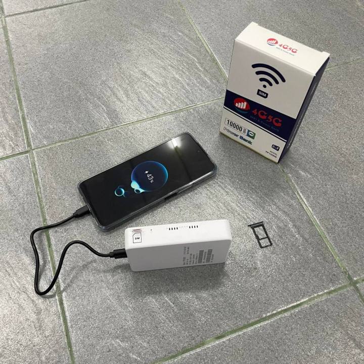 10000mah 4g 5g TP10000 type-c rechargeable usb port powerbank phone ...