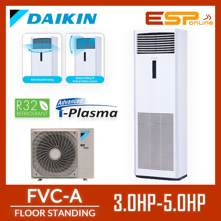 Daikin R32 Floor Standing 3HP-5HP Non Inverter With Advanced iPlasma ...