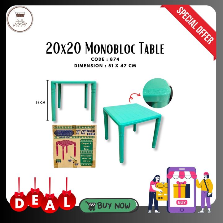 [ON HAND] [NEW] 874 20X20 MONOBLOC TABLE/ TABLE/ MONOBLOC/ STUDY TABLE ...