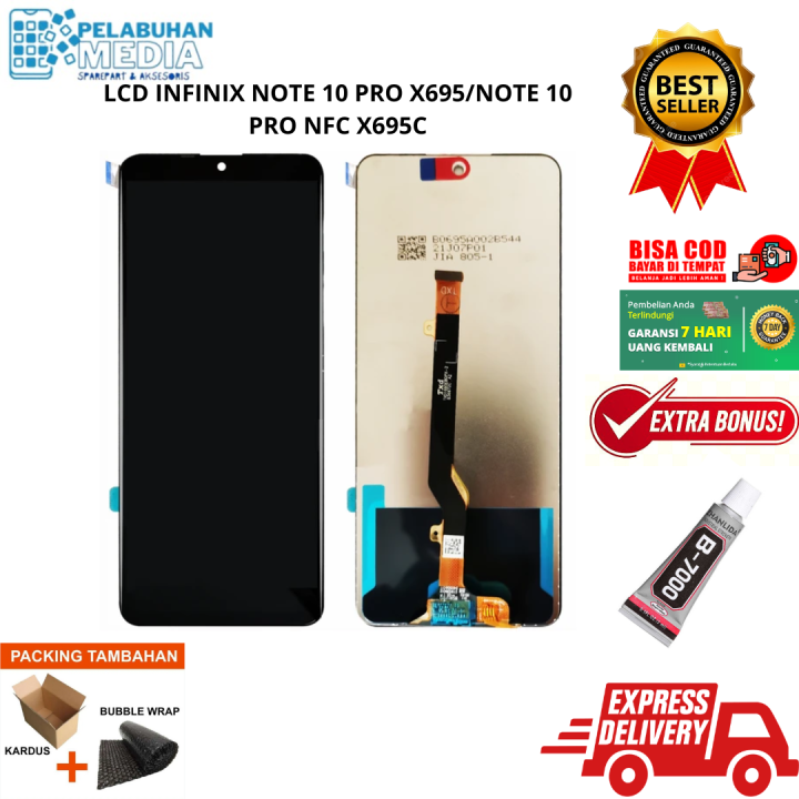 LCD INFINIX NOTE 10 PRO X695 / INFINIX NOTE 10 PRO NFC X695C FULLSET ...