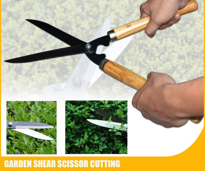 Wooden Handle Heavy duty Garden Shear | Lazada PH