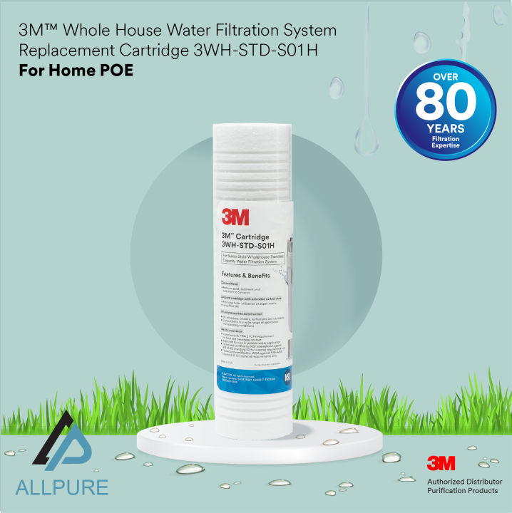 3M™ Whole House Filtration System Replacement Cartridge Home POE | Lazada