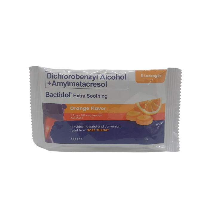 Bactidol Extra Soothing Orange Lozenges 8s | Lazada PH