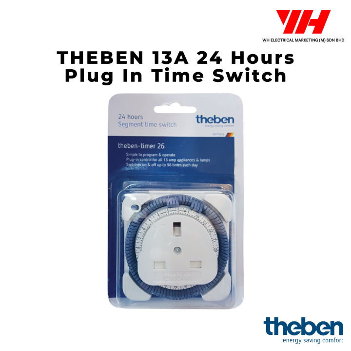 THEBEN 13A 24 HOURS PLUG IN TIME SWITCH | Lazada