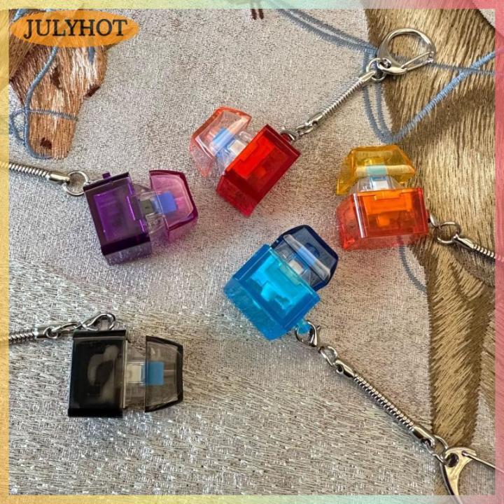 JULYHOT Keyboard Key Chain Toy Stress DIY Button Finger Keyboard Caps ...