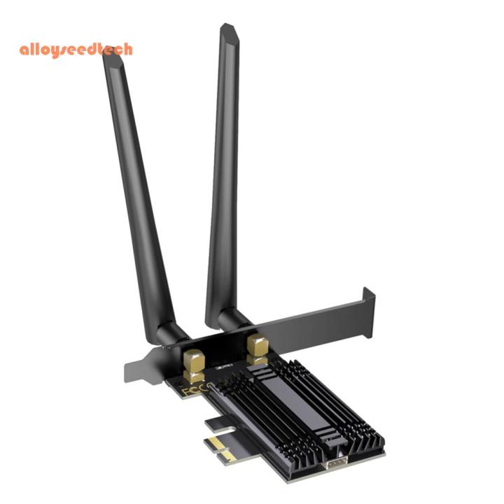 WiFi 7 PCIE WiFi Card Tri-Band 2.4G/5G/6GHz Wireless Network Adapter Wi ...