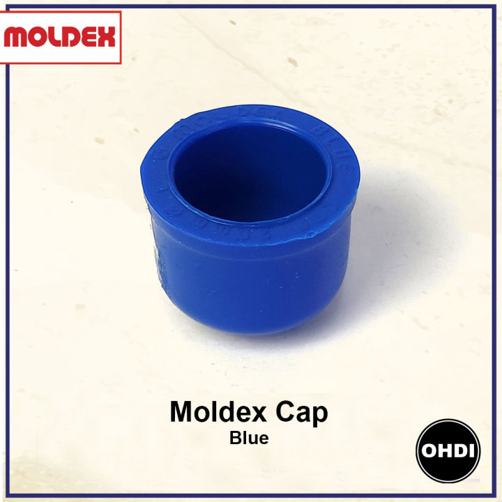 MOLDEX Blue Fittings PVC End Cap Potable Water Piping System 1,1/2,3/4 ...