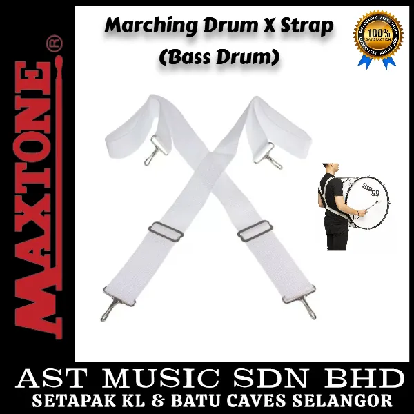 Maxtone Marching Drum X Strap (Bass Drum) | Lazada
