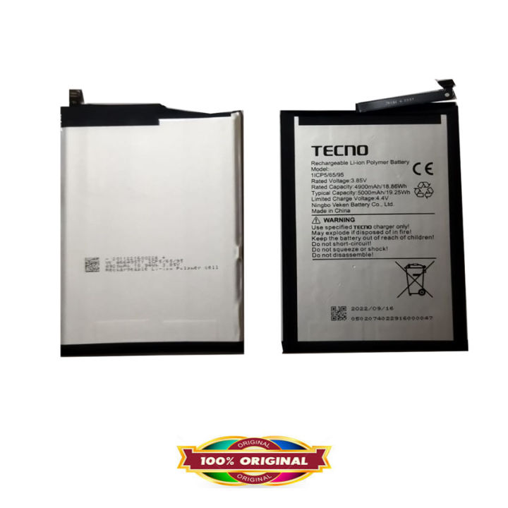 Original Battery for Tecno Spark 20 2023 - KJ5n - 5000mAh - Garansi 1 Bulan | Lazada Indonesia