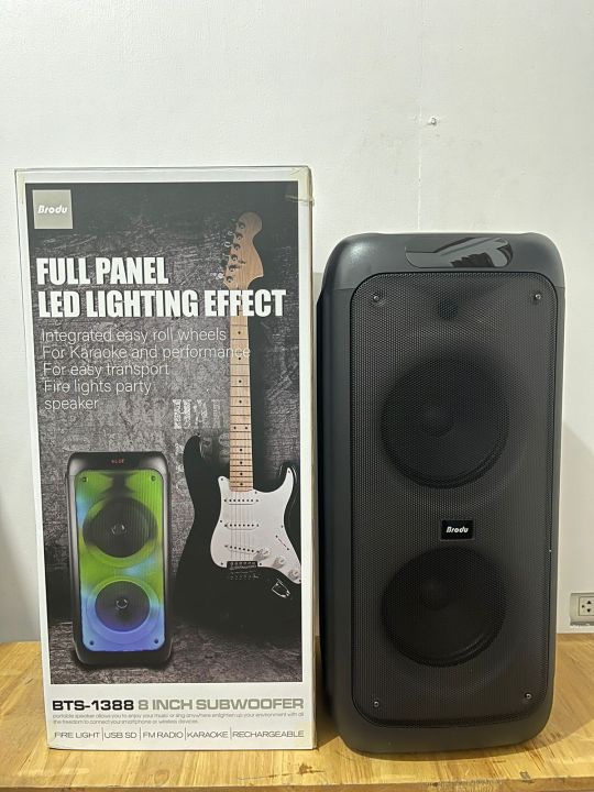 Brodu Dynamic bluetooth speaker BTS 1388 Subwoofer | Lazada PH