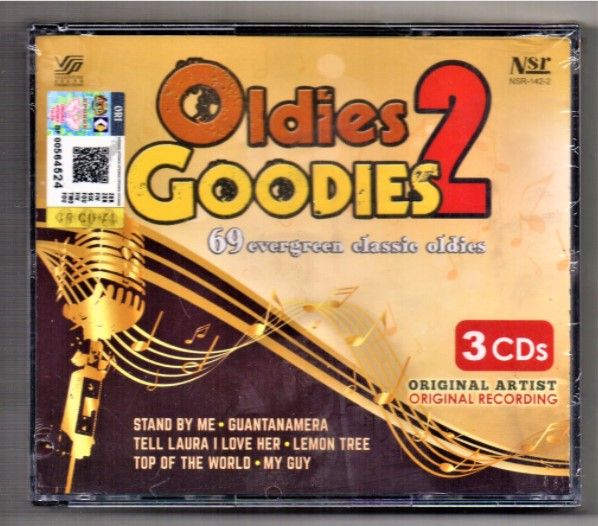 Oldies Goodies 2 - 69 Evergreen Classic Oldies ( 3 CD ) Original Artist ...