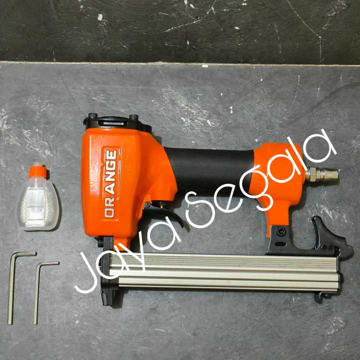 Air stapler gun 1022J Tembak paku angin U Nailer Staples | Lazada Indonesia