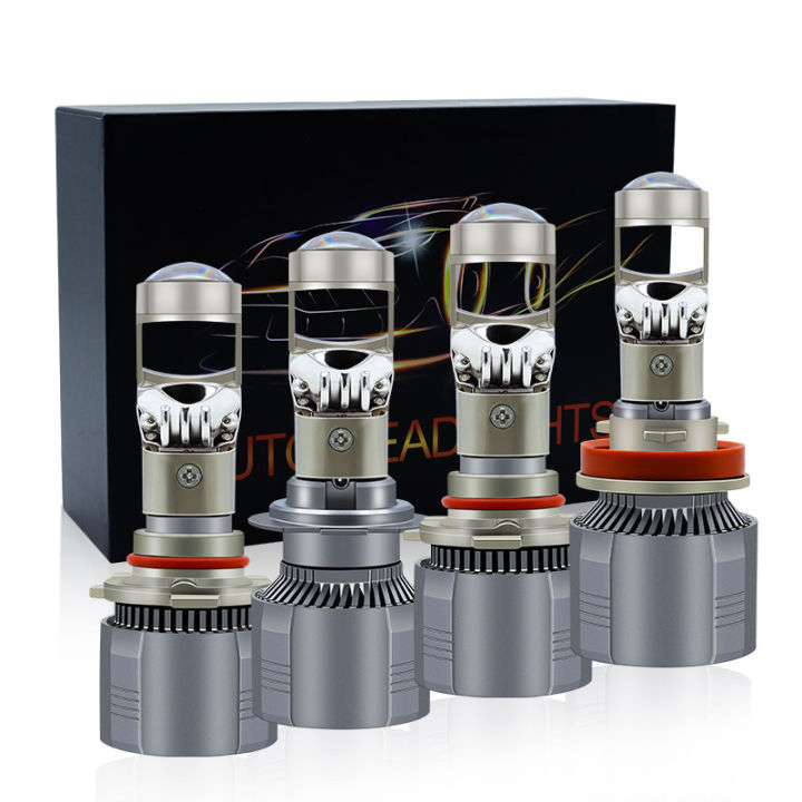 Automotive LED headlights A80 fisheye lens H7 H11 universal non ...