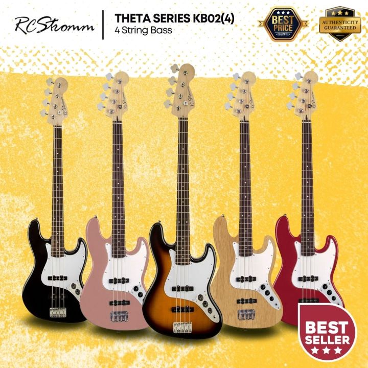 RCStromm Jazz Bass Style 4 String Electric Bass Guitar Combo Set ...