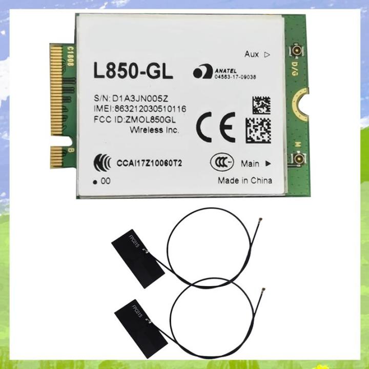 (JEMX) Computer Accessories Kit L850- WWAN Module+Antenna 4G LTE Cat9 M ...