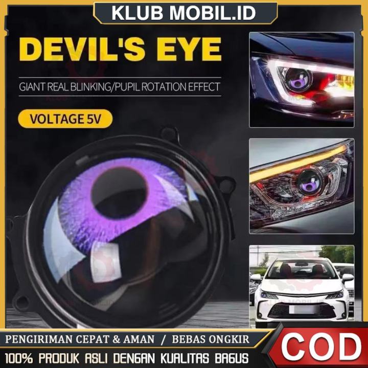 Lampu LED Dynamic Devil Eyes Animasi Mata Bergerak Projie Bi-Led ...