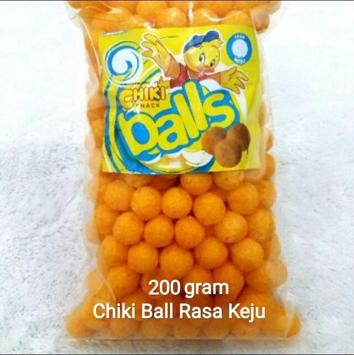 CHIKI BALL RASA KEJU/AYAM/COKELAT 200 GRAM/SNACK/CAMILAN/CIKI/MAKANAN ...