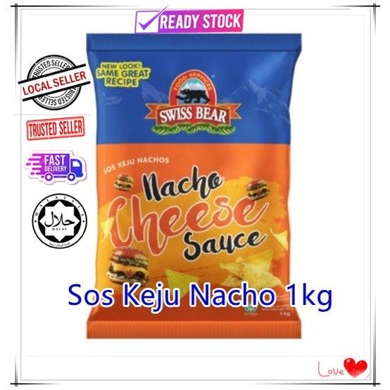 Nacho Cheese Sauce Sos Exp Date 25-01-2026 Keju 1Kg SWISS BEAR As KFC ...