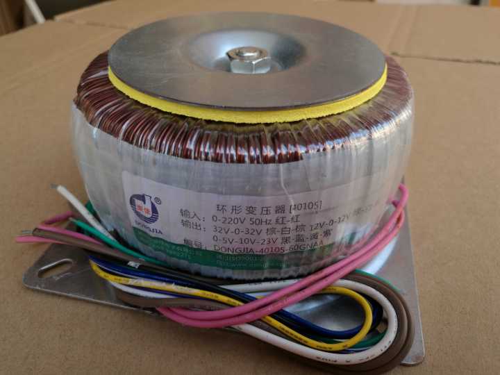 Audio ring transformer power transformer double 32 double 12 single 10V ...