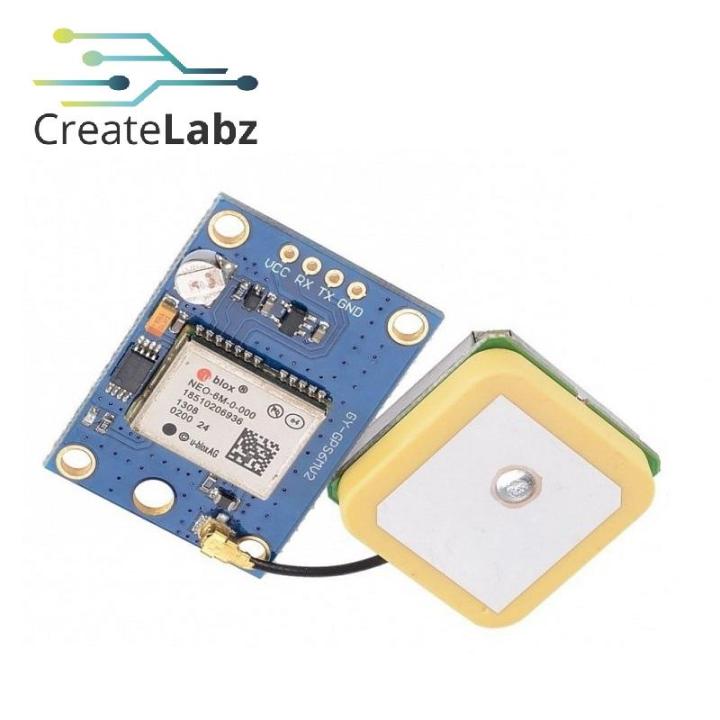 GPS Module, Ublox NEO-6M NEO6MV2 (with builtin APM2.5 Antenna) | Lazada PH